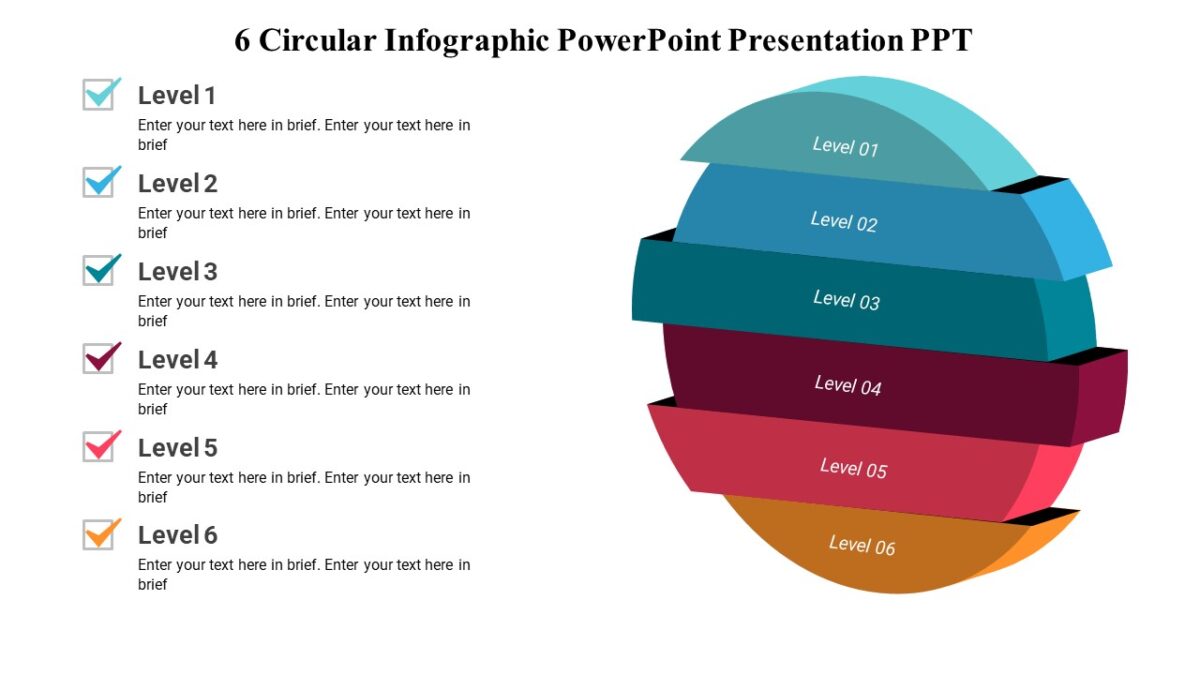 6 Circular Infographic PowerPoint Presentation PPT - PPTUniverse
