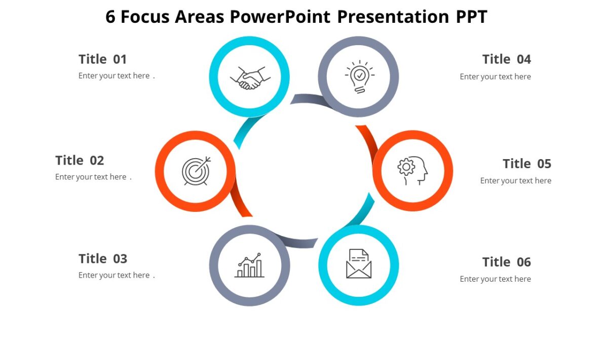 6 Focus Areas PowerPoint Presentation PPT - PPTUniverse