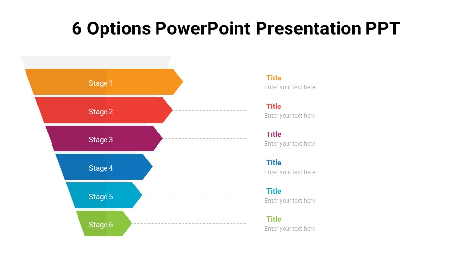 6 Options PowerPoint Presentation PPT - PPTUniverse