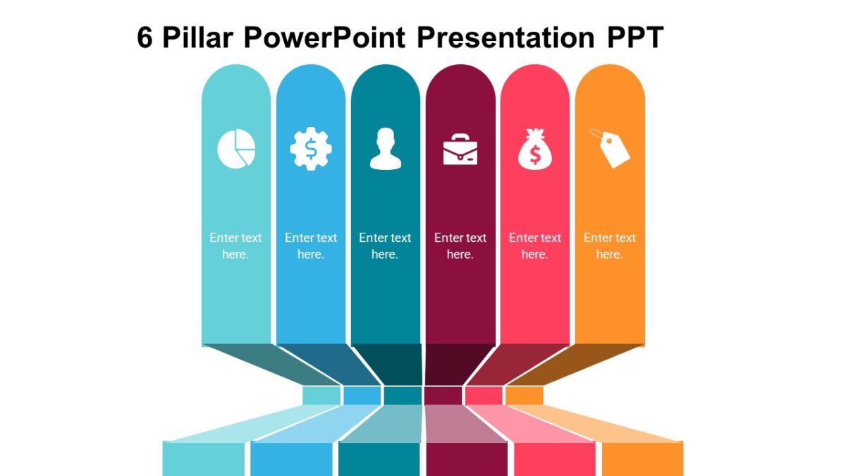 6 Pillar PowerPoint Presentation PPT - PPTUniverse