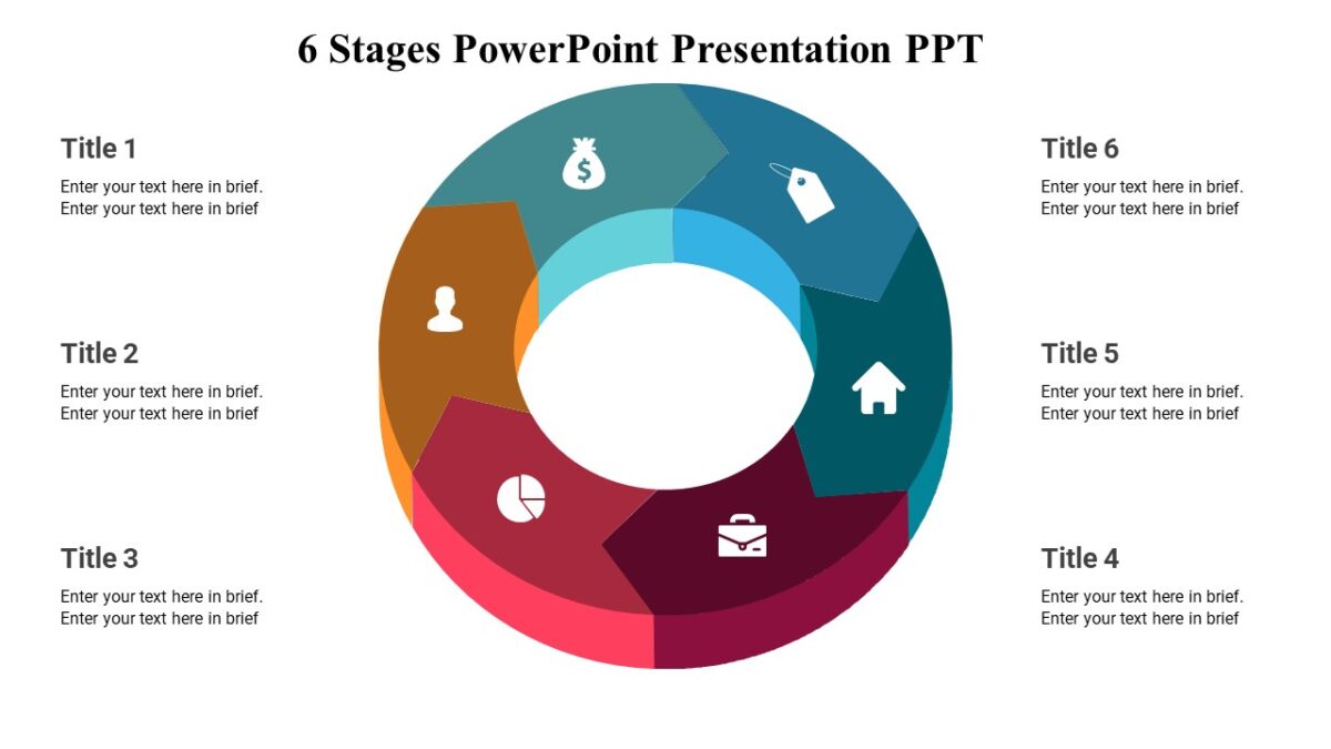 6 Stages PowerPoint Presentation PPT - PPTUniverse