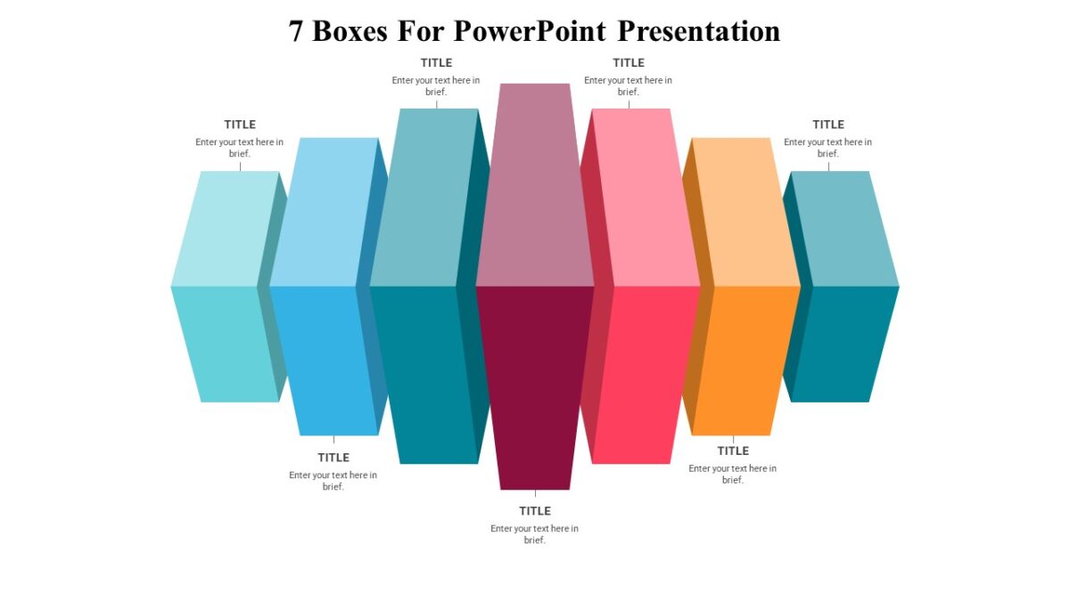 7 Boxes For PowerPoint Presentation - PPTUniverse