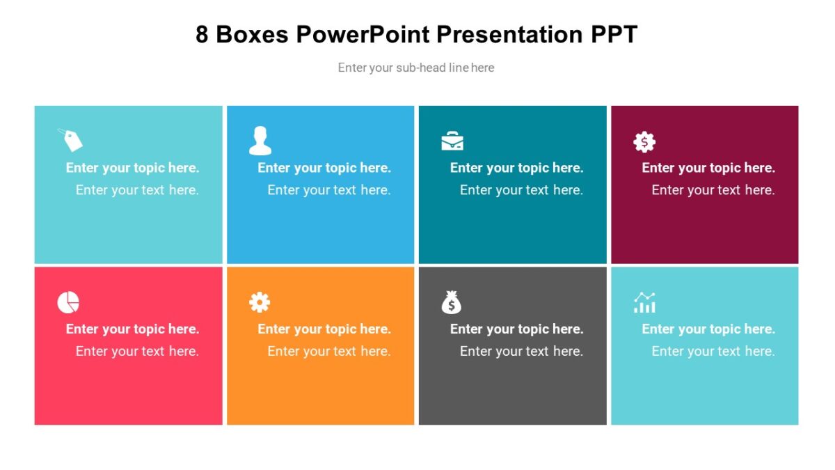 8 Boxes PowerPoint Presentation PPT - PPTUniverse