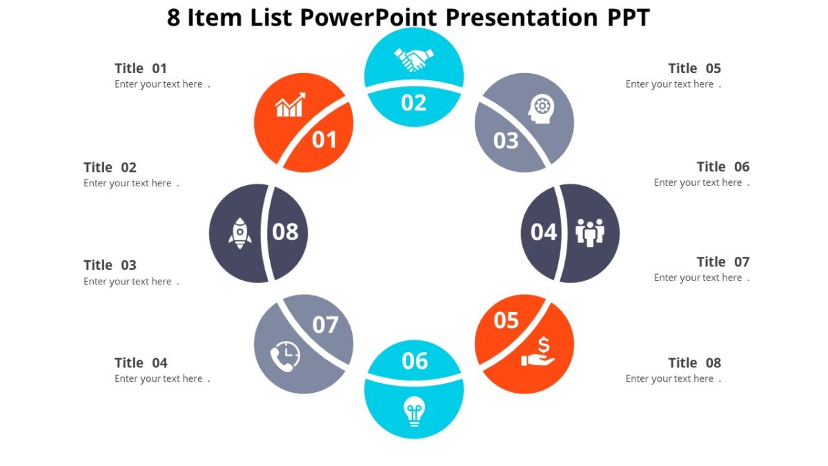 8 Item List PowerPoint Presentation PPT - PPTUniverse