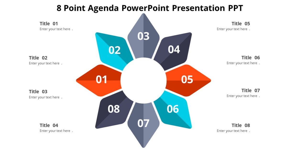 8 Point Agenda PowerPoint Presentation PPT - PPTUniverse