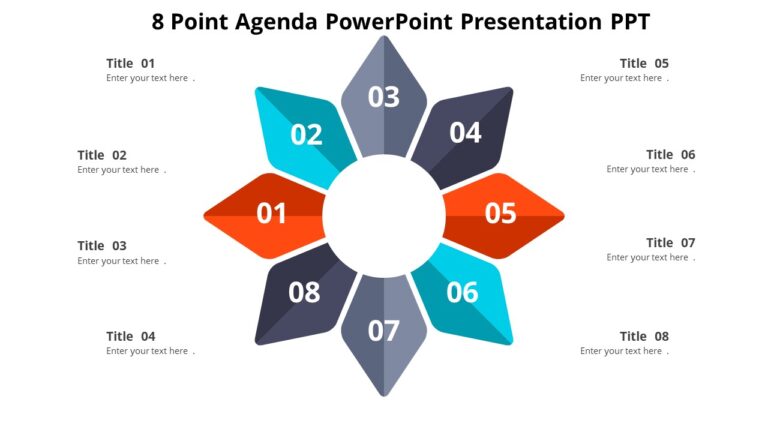 8 Point Agenda PowerPoint Presentation PPT - PPTUniverse