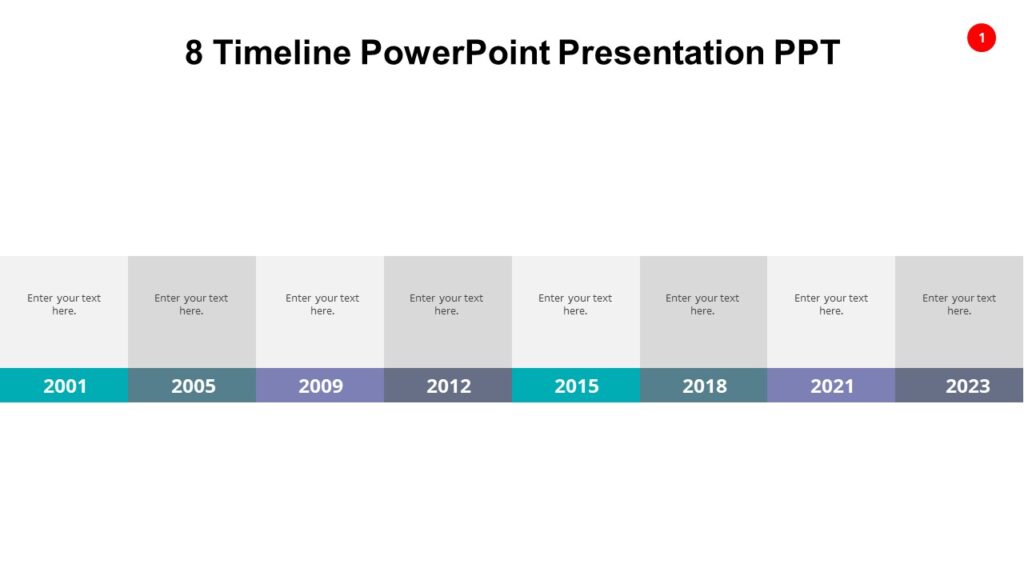 8 Timeline PowerPoint Presentation PPT - PPTUniverse