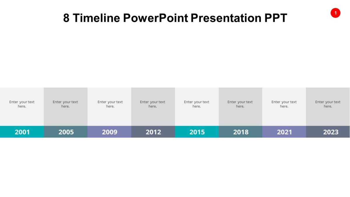 8 Timeline PowerPoint Presentation PPT - PPTUniverse
