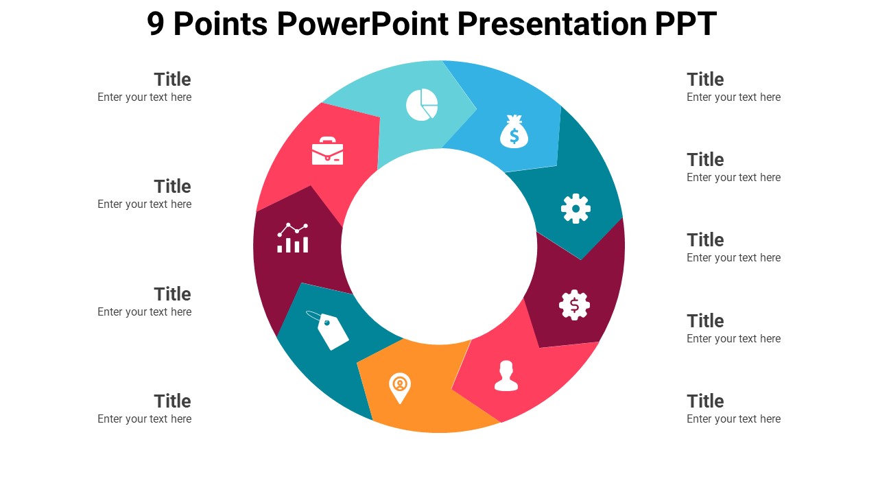 9 Points PowerPoint Presentation PPT - PPTUniverse
