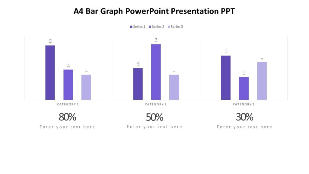 A4 Bar Graph PowerPoint Presentation PPT - PPTUniverse