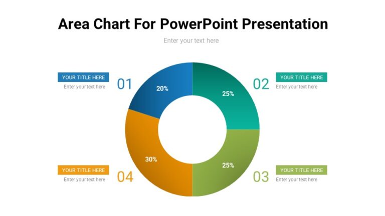 Area Chart For PowerPoint Presentation - PPTUniverse