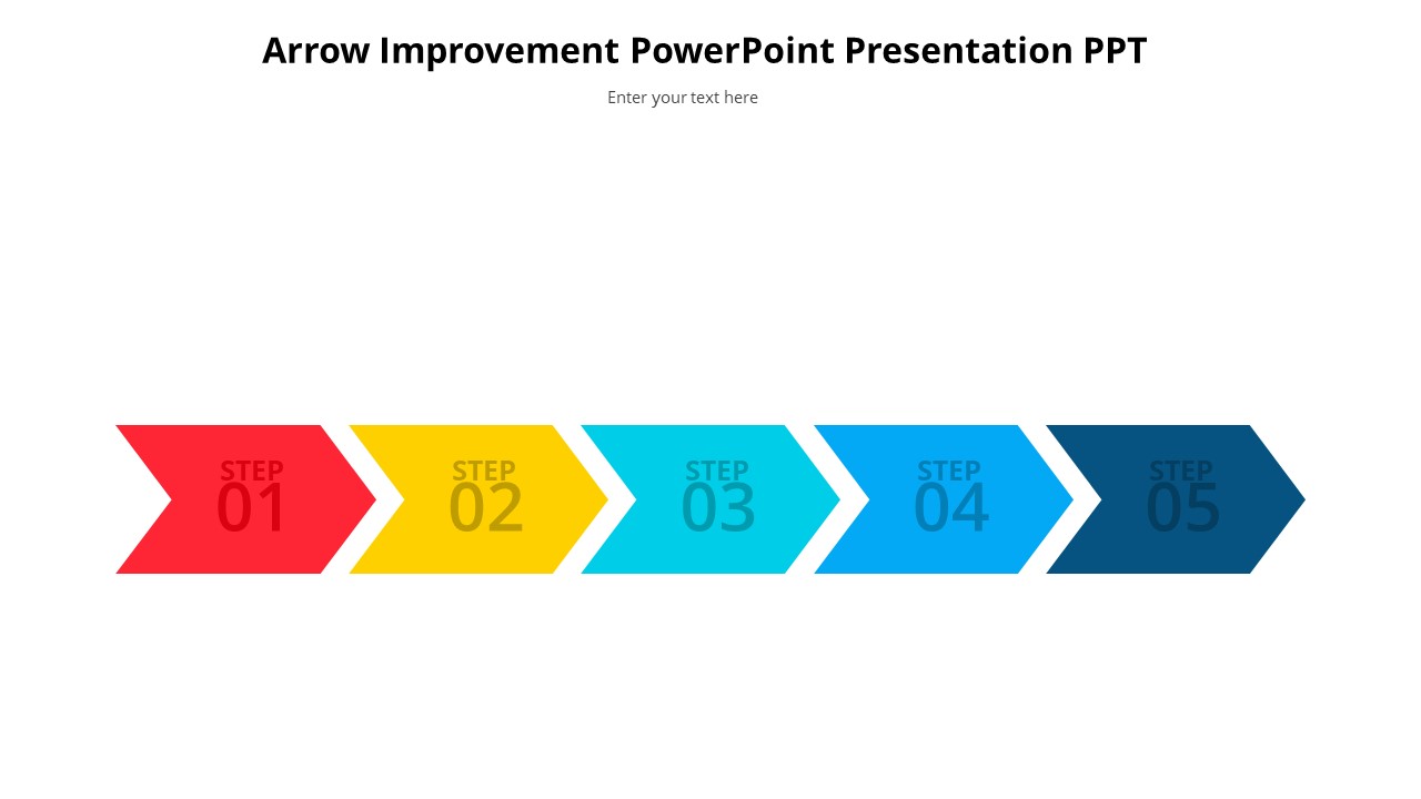 Arrow Improvement PowerPoint Presentation PPT - PPTUniverse