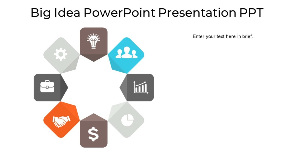 Big Idea PowerPoint Presentation PPT : 100% Editable PPTx