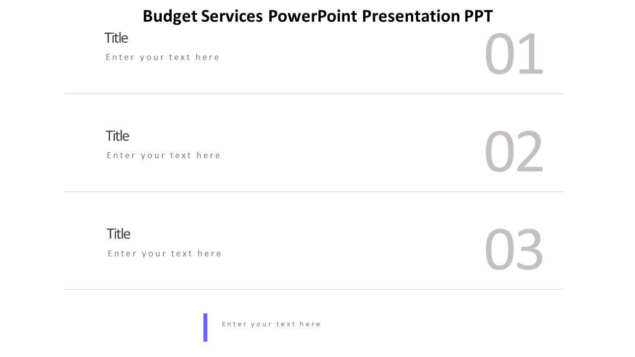 Budget Services PowerPoint Presentation PPT - PPTUniverse