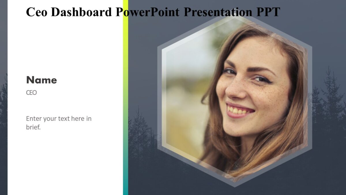 Ceo Dashboard PowerPoint Presentation PPT : 100% Editable PPTx