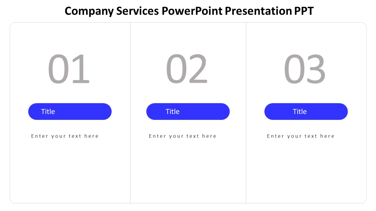 Company Services PowerPoint Presentation PPT - PPTUniverse