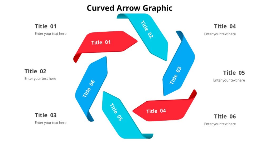 Curved Arrow Graphic : 100% Editable PPTx
