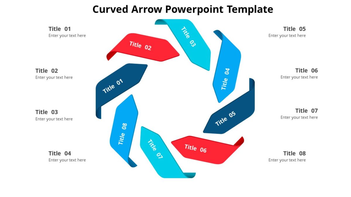 Curved Arrow Powerpoint Template - PPTUniverse