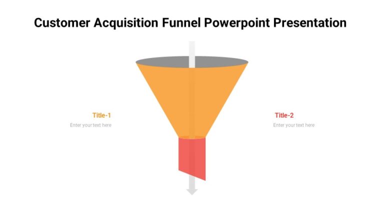 Customer Acquisition Funnel Powerpoint Presentation : 100% Editable PPTx