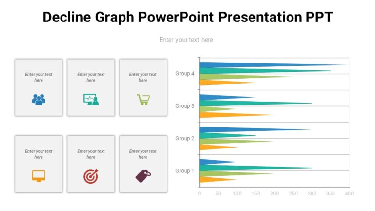 Decline Graph PowerPoint Presentation PPT : 100% Editable PPTx