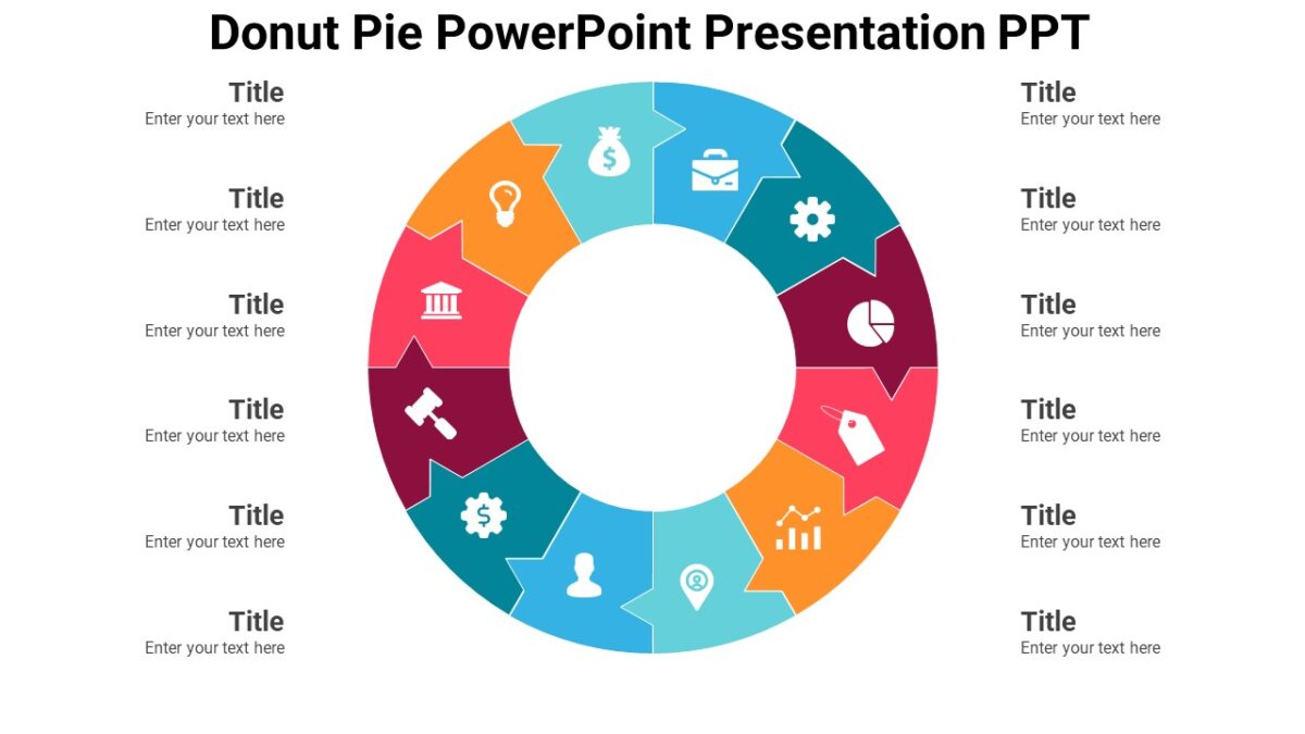 Donut Pie PowerPoint Presentation PPT - PPTUniverse