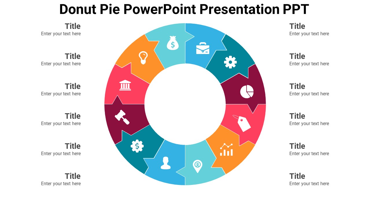 Donut Pie PowerPoint Presentation PPT - PPTUniverse