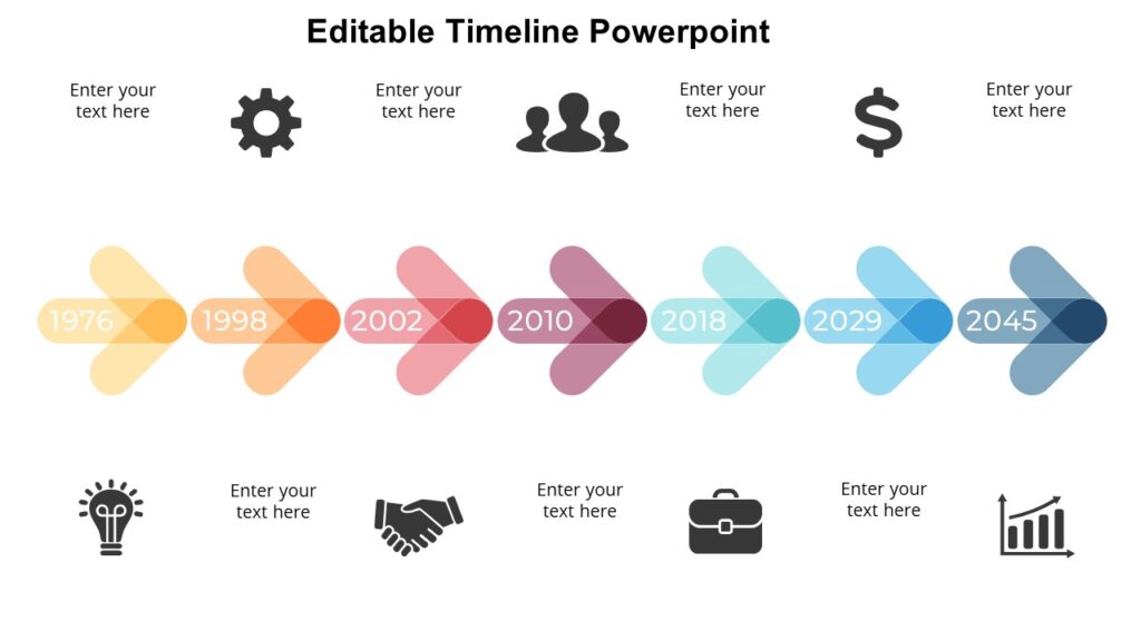 Editable Timeline Powerpoint - PPTUniverse