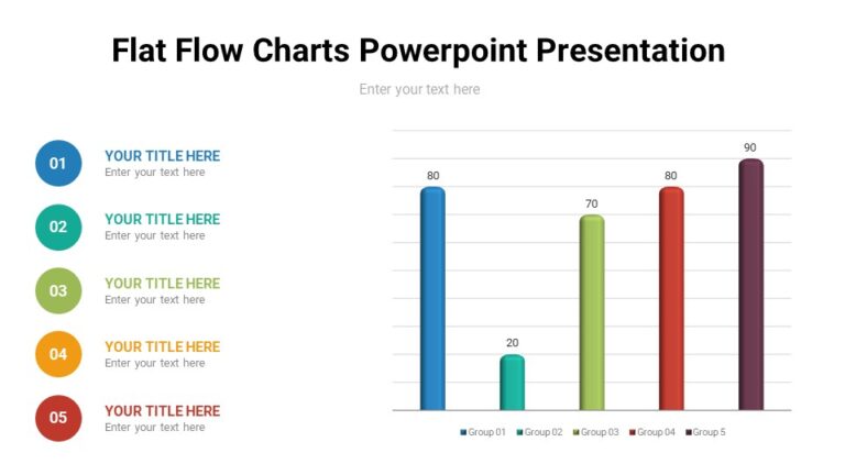 Flat Flow Charts Powerpoint Presentation - PPTUniverse