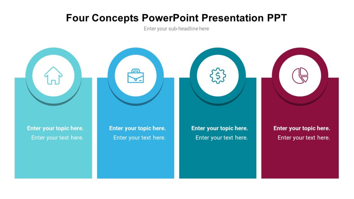 Four Concepts PowerPoint Presentation PPT - PPTUniverse