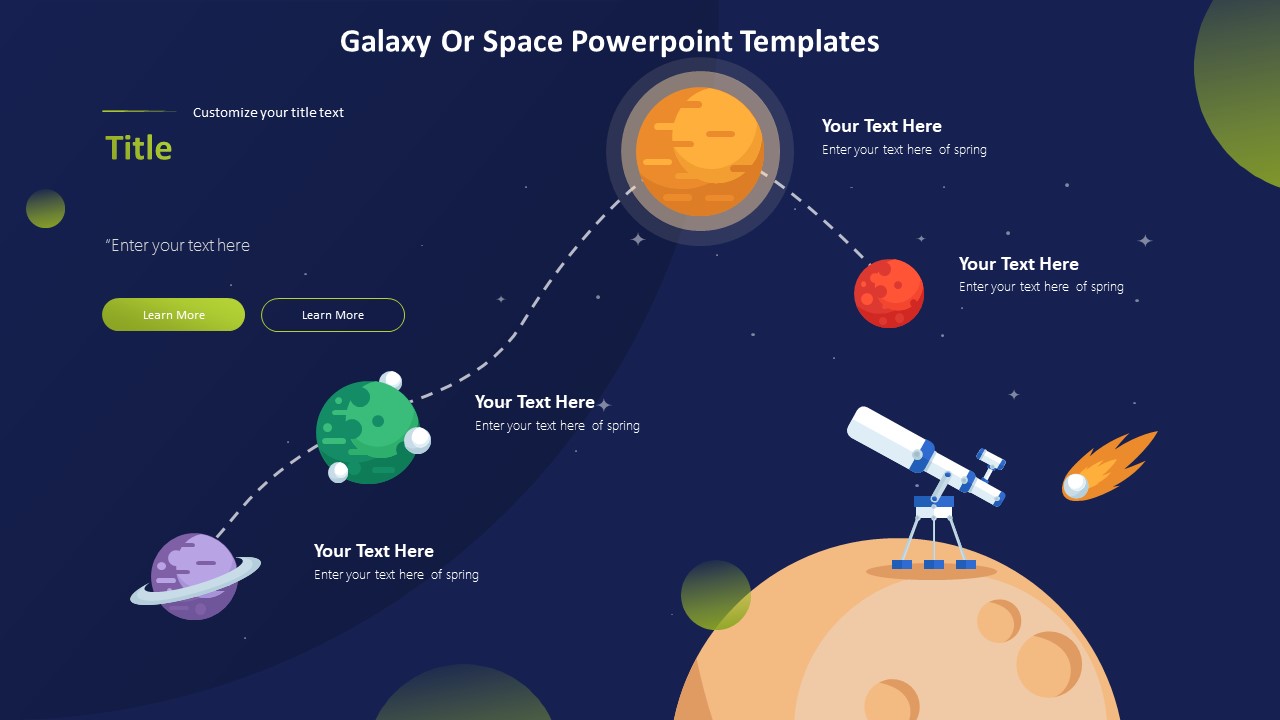 Galaxy Or Space Powerpoint Templates - PPTUniverse