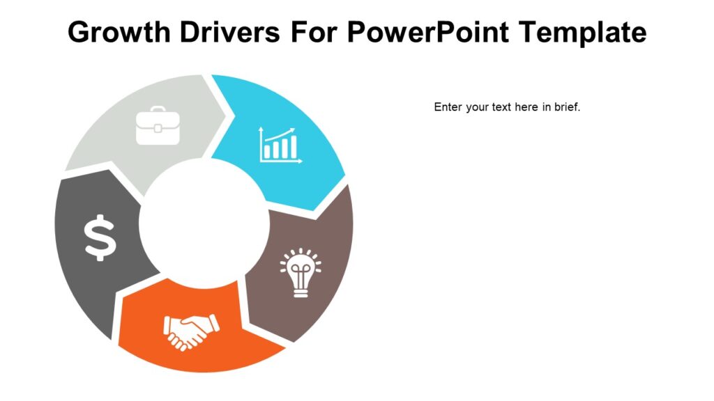 Growth Drivers For PowerPoint Template : 100% Editable PPTx