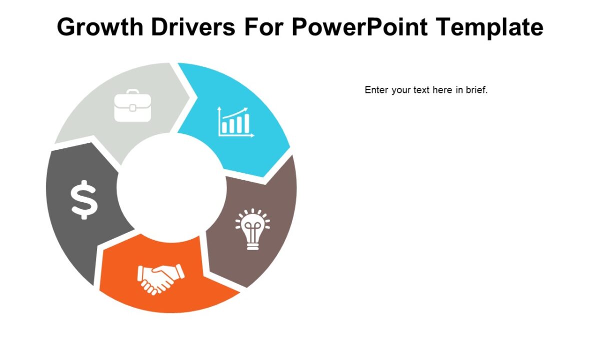 Growth Drivers For PowerPoint Template : 100% Editable PPTx