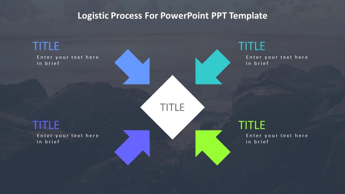 Logistic Process For PowerPoint PPT Template : 100% Editable PPTx