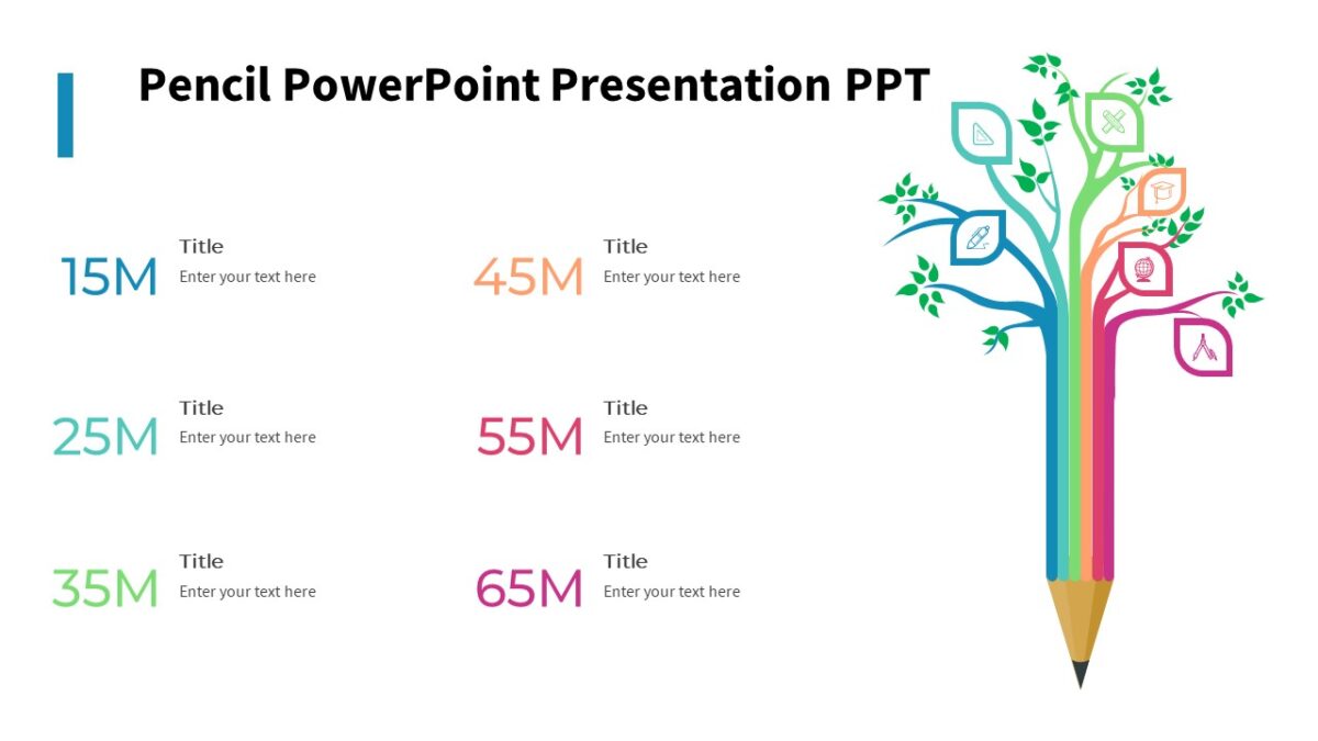 Pencil PowerPoint Presentation PPT : 100% Editable PPTx