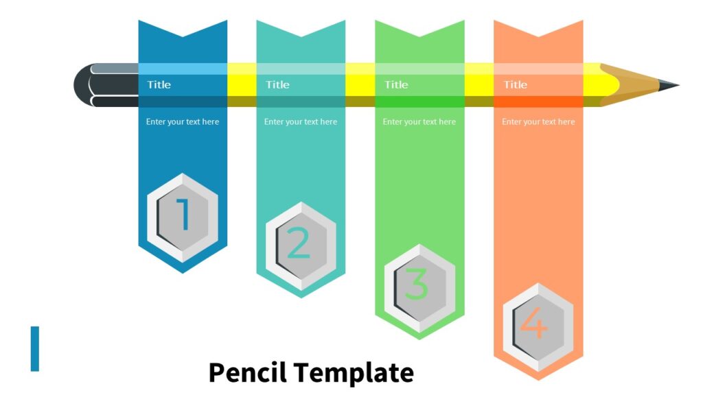 Pencil Template : 100% Editable PPTx