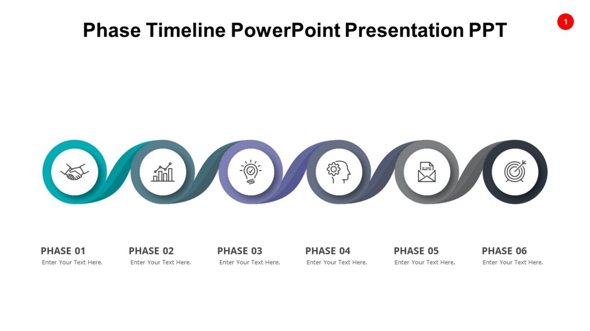 Phase Timeline PowerPoint Presentation PPT : 100% Editable PPTx