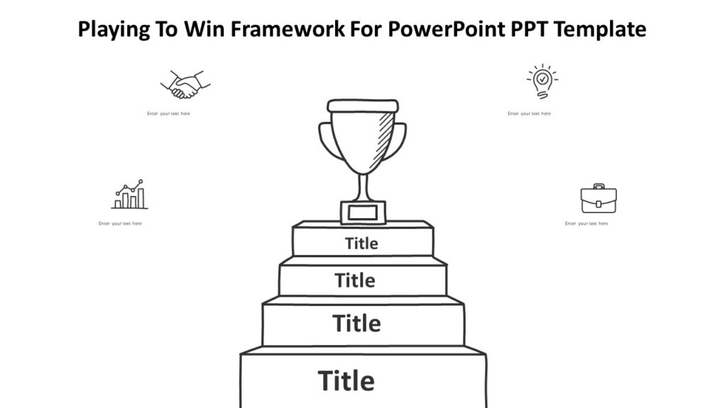 Playing To Win Framework For PowerPoint PPT Template : 100% Editable PPTx