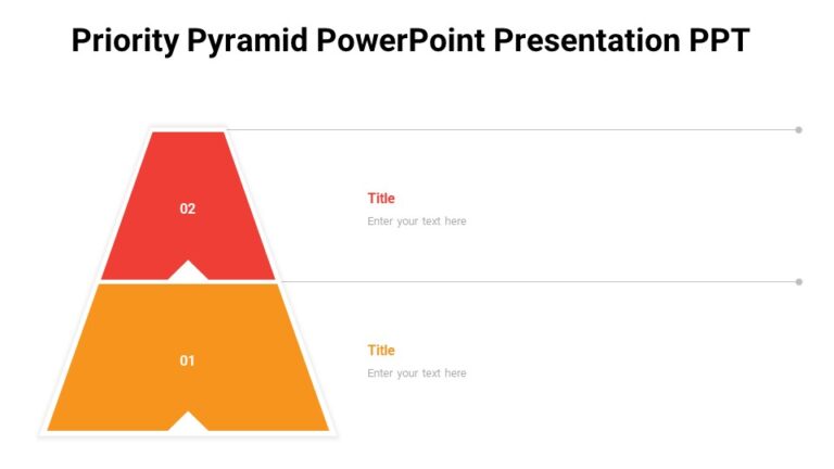 Priority Pyramid PowerPoint Presentation PPT - PPTUniverse