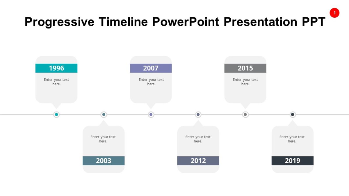 Progressive Timeline PowerPoint Presentation PPT : 100% Editable PPTx