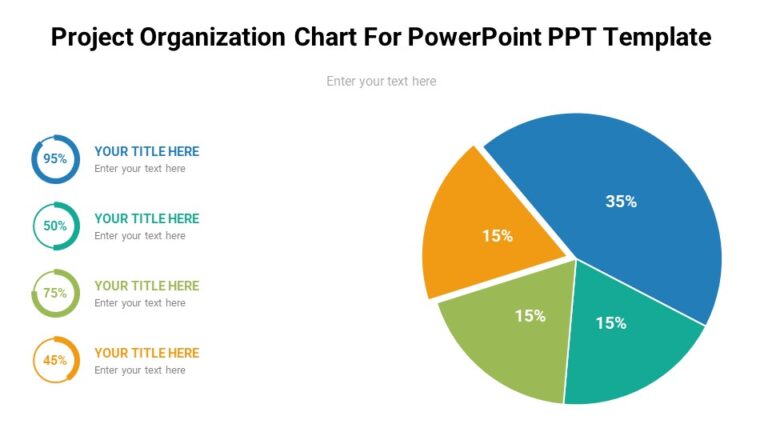 Project Organization Chart For PowerPoint PPT Template - PPTUniverse