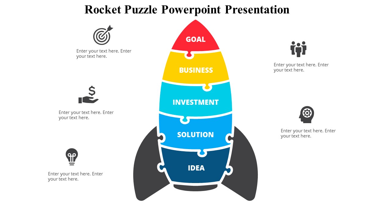 Rocket Puzzle Powerpoint Presentation - PPTUniverse
