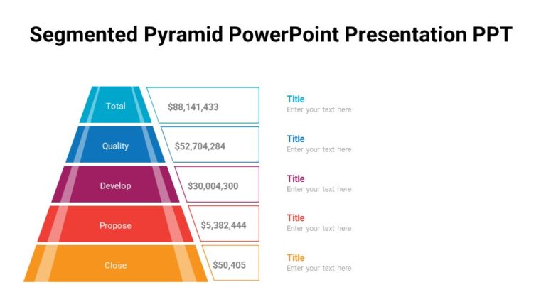 Segmented Pyramid PowerPoint Presentation PPT - PPTUniverse