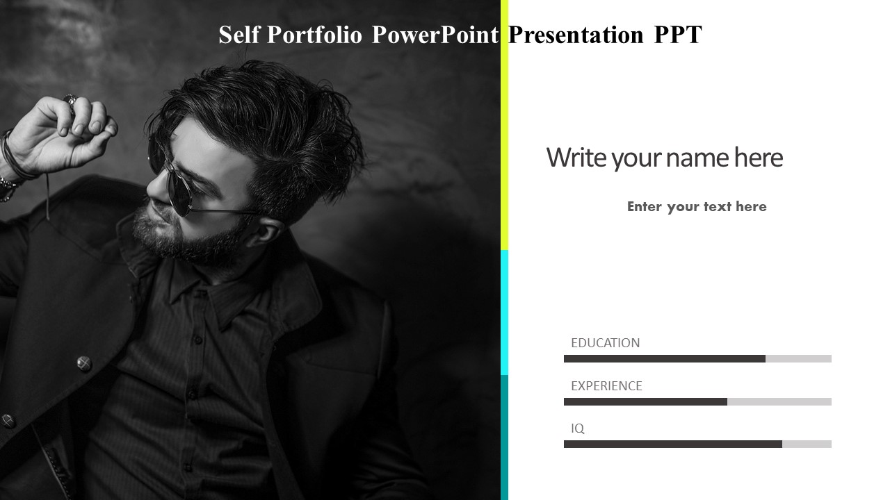 Self Portfolio PowerPoint Presentation PPT - PPTUniverse