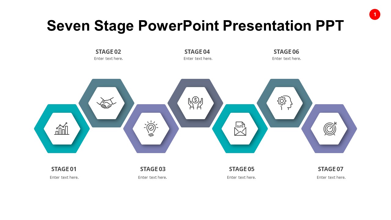Seven Stage PowerPoint Presentation PPT - PPTUniverse