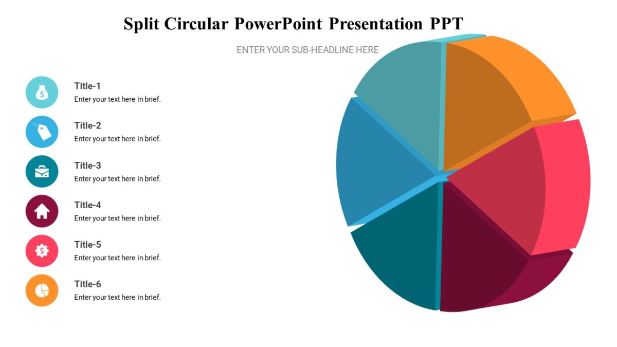 Split Circular PowerPoint Presentation PPT - PPTUniverse