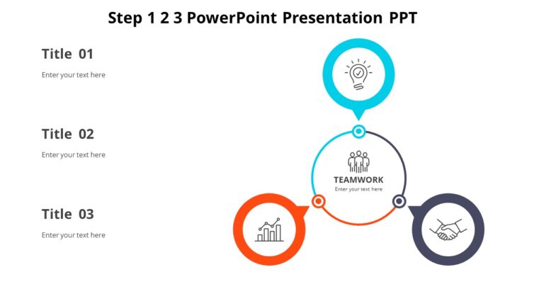 Step 1 2 3 PowerPoint Presentation PPT : 100% Editable PPTx