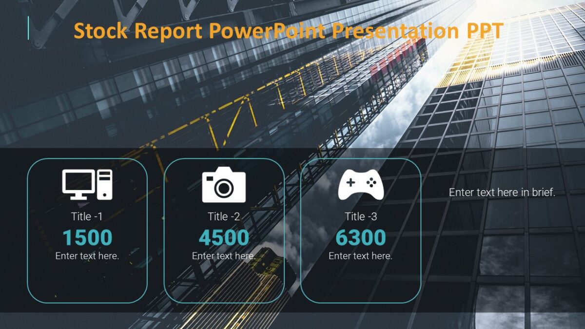 Stock Report PowerPoint Presentation PPT : 100% Editable PPTx