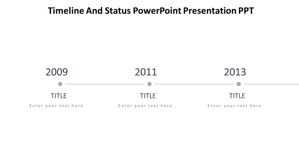 Timeline And Status PowerPoint Presentation PPT : 100% Editable PPTx