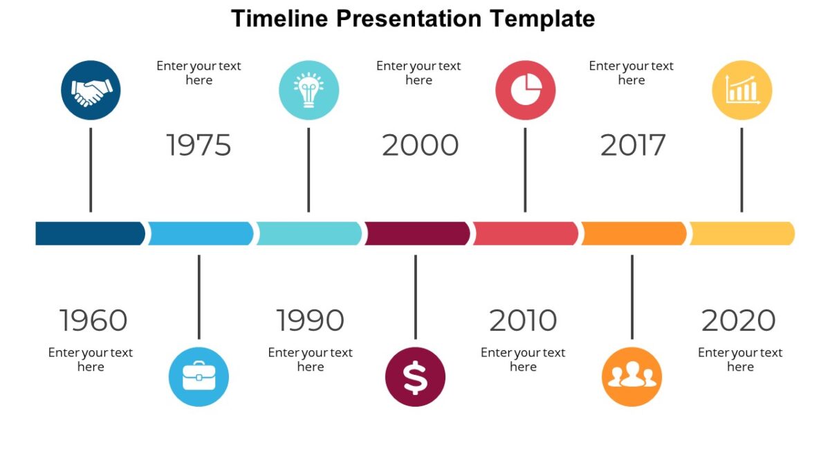 Timeline Presentation Template : 100% Editable PPTx