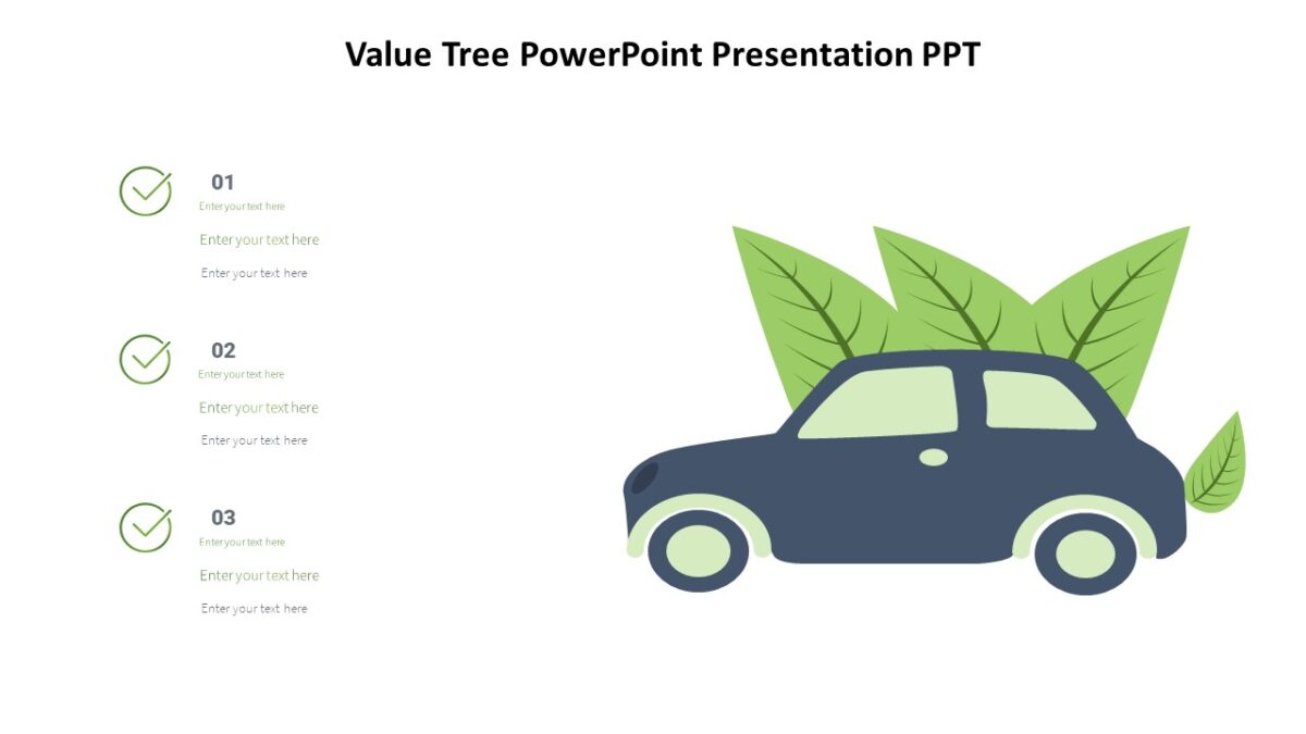 Value Tree PowerPoint Presentation PPT : 100% Editable PPTx